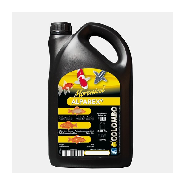 Traitements poissons Colombo - ALPAREX 2500 ML/50.000L (POINTS BLANCS)